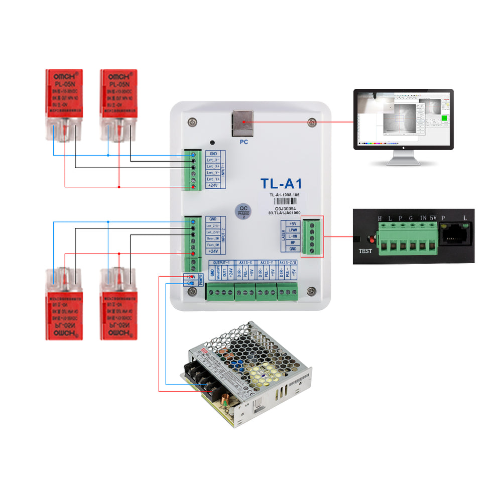 Cloudray Topwisdom TL-A1 CO2 Laser Controller – Cloudray Laser