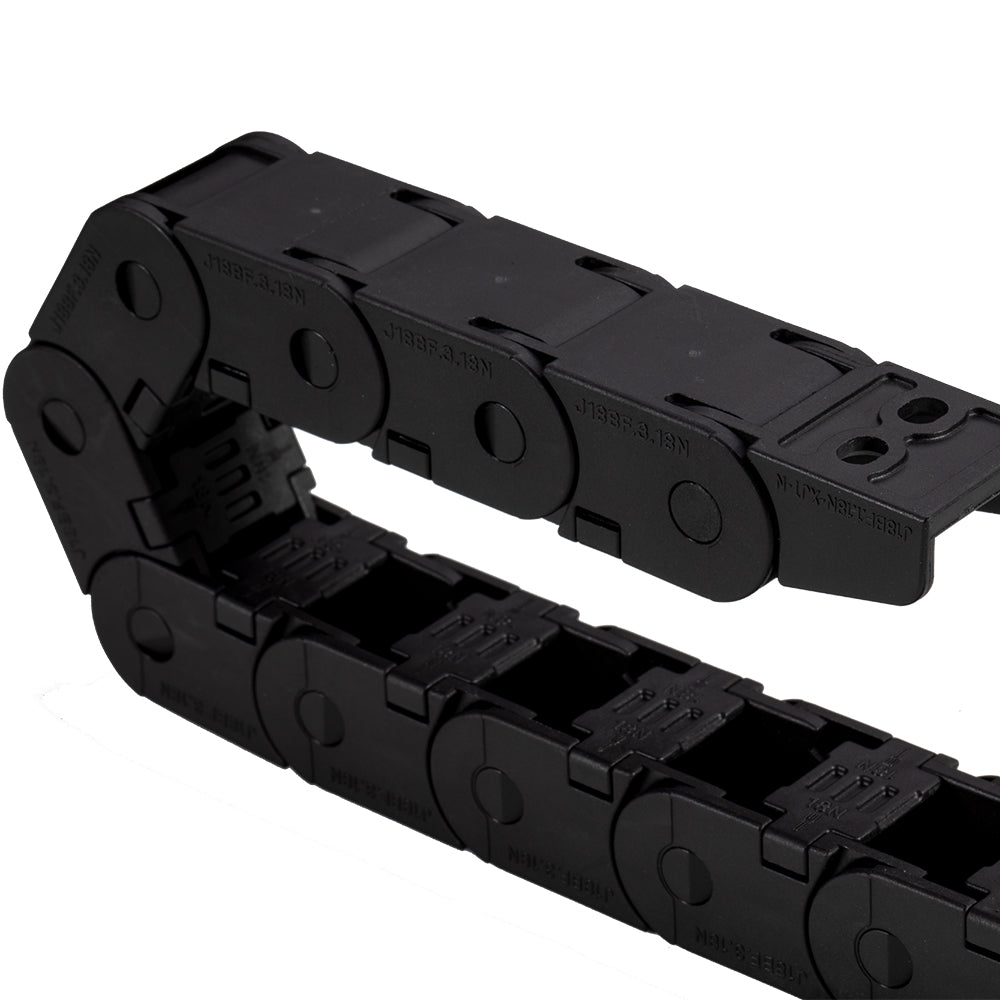 Cloudray J18BF.1.N Semi-Enclosed Interior Opening Cable Drag Chains ...