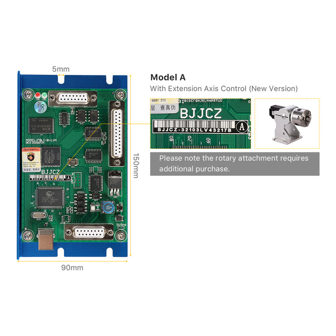 BJJCZ Laser Control Card Ezcad2 & Ezcad3 - Laser Marking Control ...