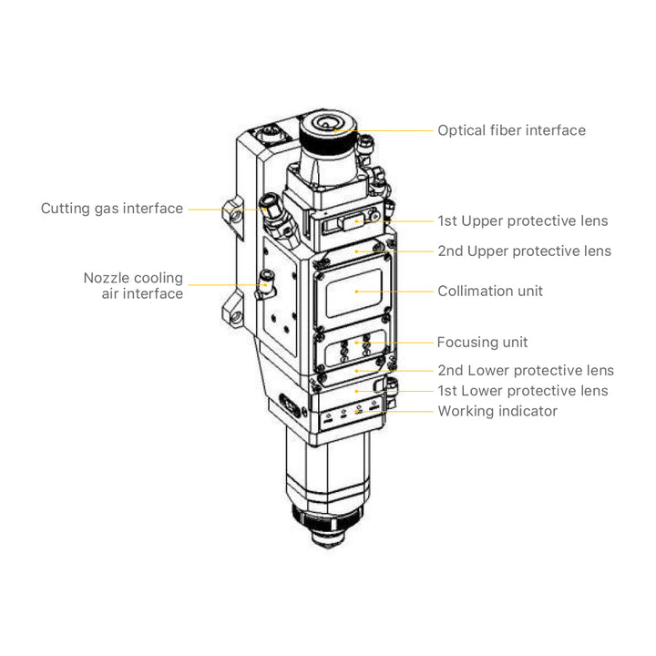 Fiber Laser Cutting Head – Cloudray Laser