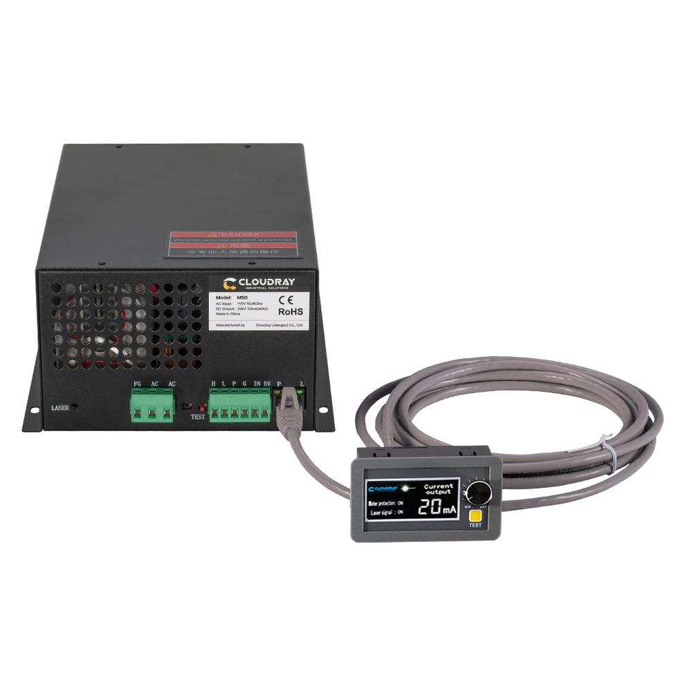 50W CO2 Laser Power Supply MYJG-50W – Cloudray Laser