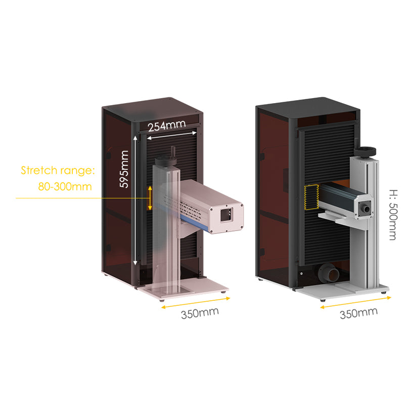 Cloudray Laser Engraver Protective Enclosure With LED Light