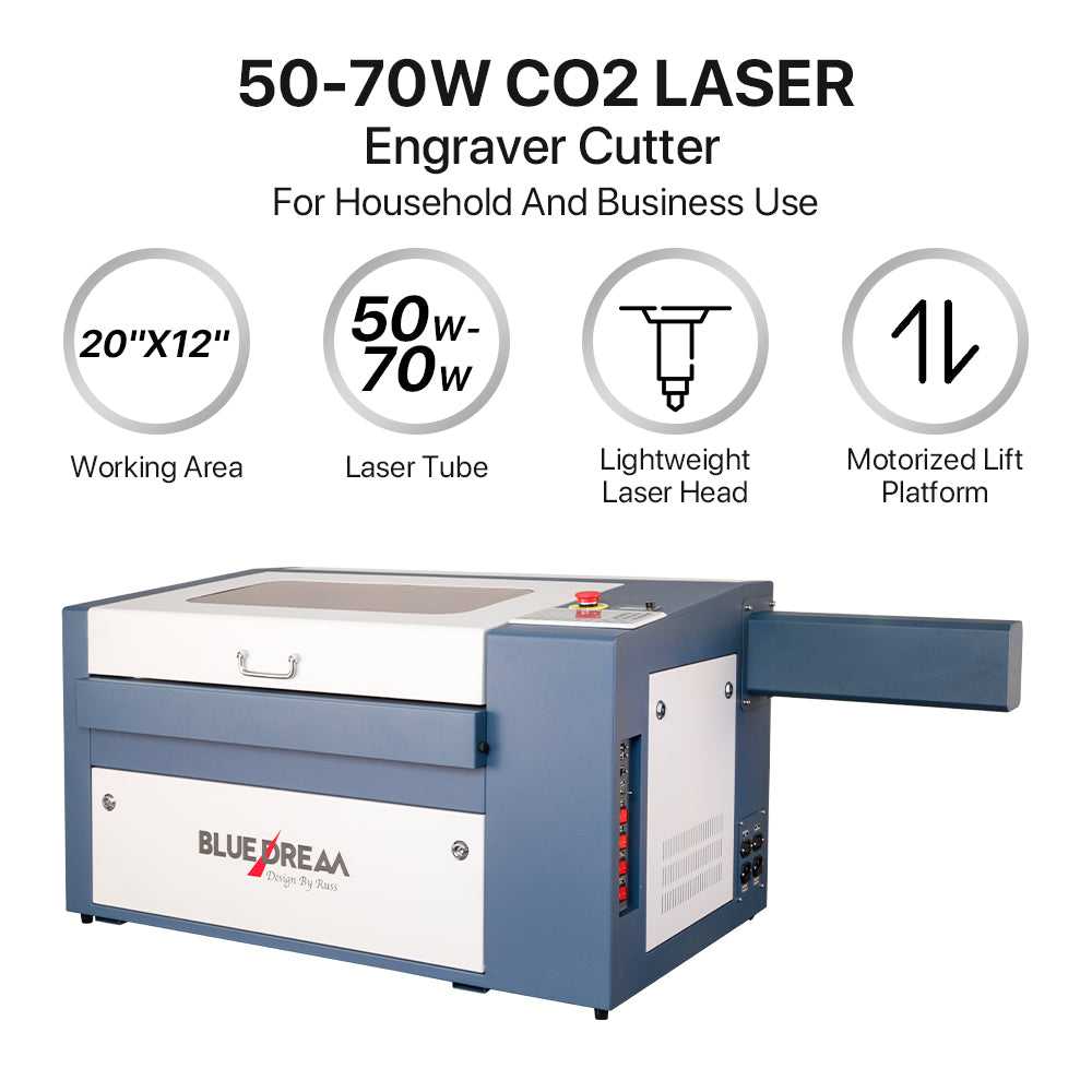 Cloudray Russ 70W CO2 Laser Engraving Cutting Machine – Cloudray Laser