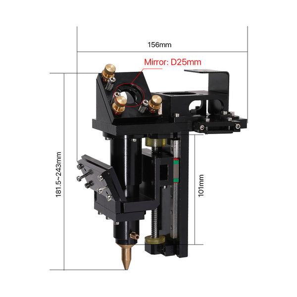 Cloudray Non-metal Hybrid Auto Focus Laser Head – Cloudray Laser