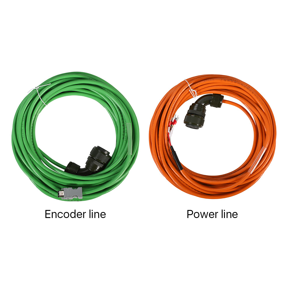 Cloudray 13M Encoder Cable & Power Cable Set For 850W Fuji Servo Motor ...